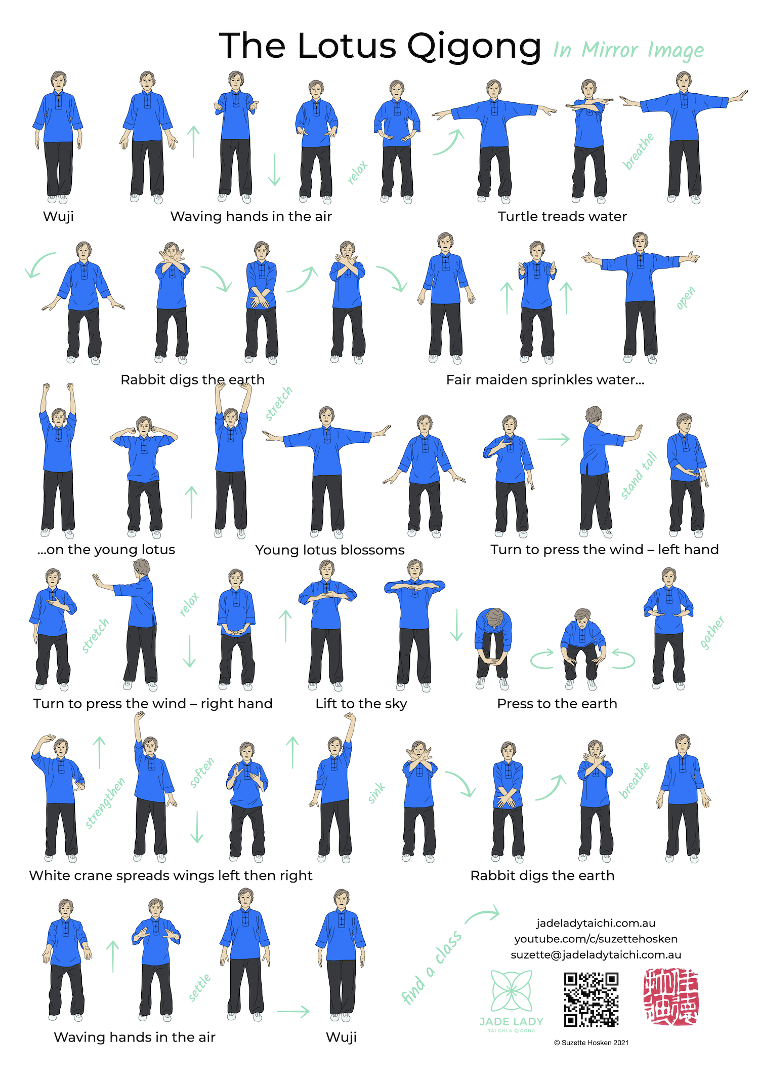 The Lotus Qigong Digital Poster